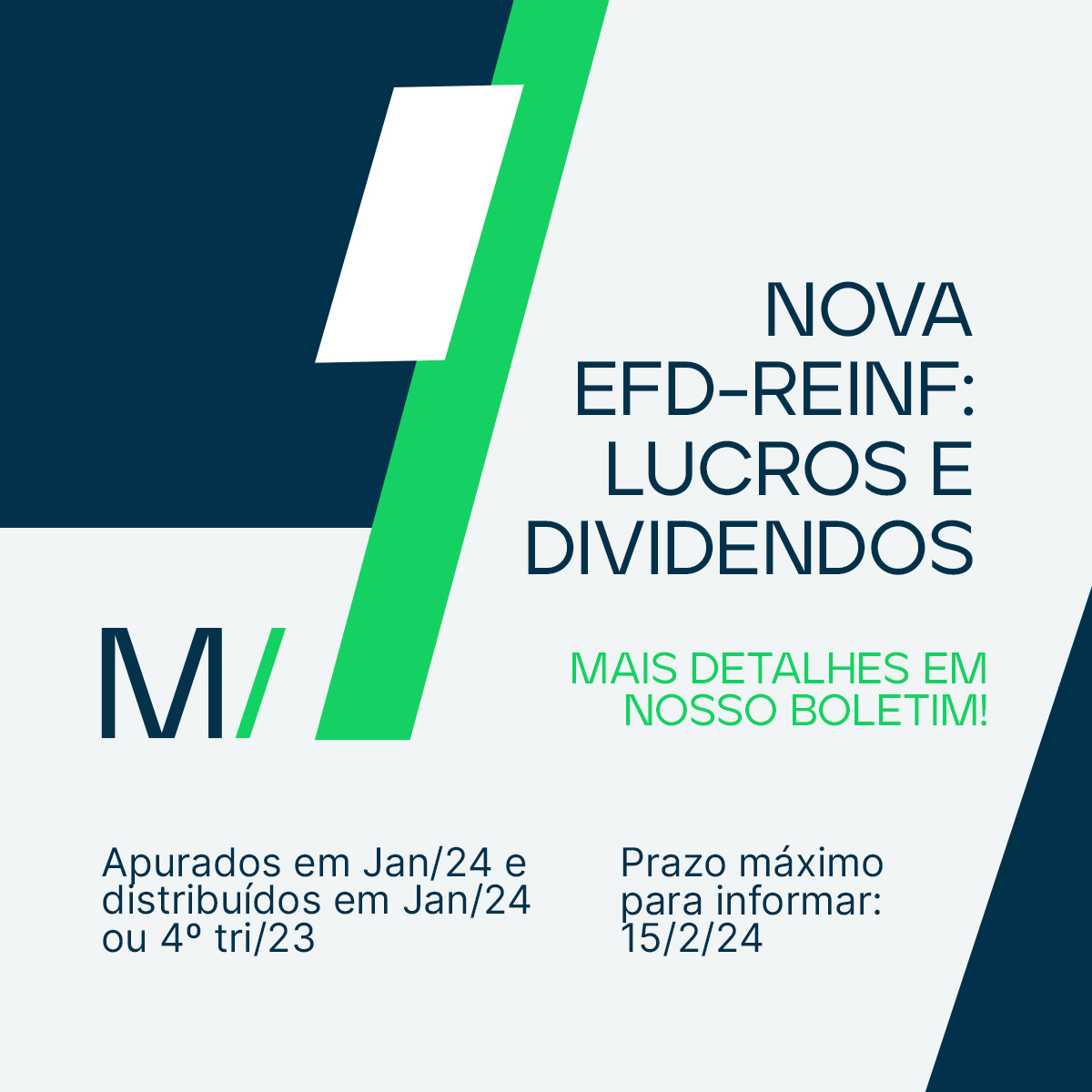 Distribuição de lucros: nova declaração da EFD-Reinf | Martins Villac ...